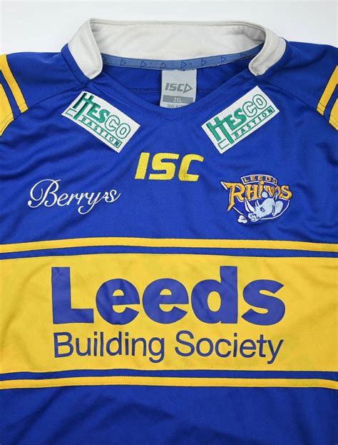 Leeds Rhinos Rugby Shirt Xxl Rugby Rugby League Leeds Rhinos