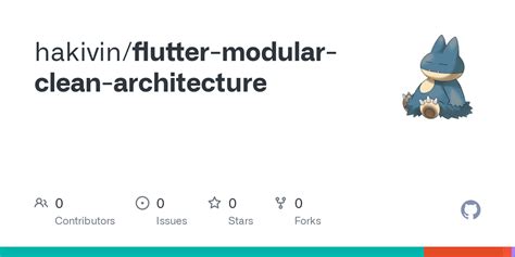 Github Hakivinflutter Modular Clean Architecture
