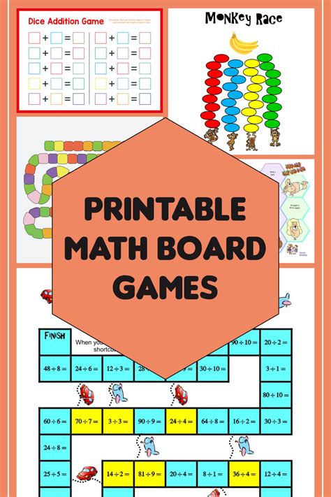 Math Games Printable