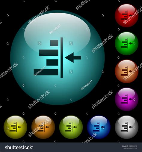 Increase Right Indentation Content Icons Color Stock Vector Royalty Free 1022399272 Shutterstock