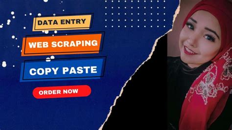 do data entry web scraping excel copy paste typing work by