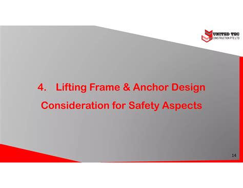 Heavy Lifts Ppvc Lifting Frame And Anchor Pdf