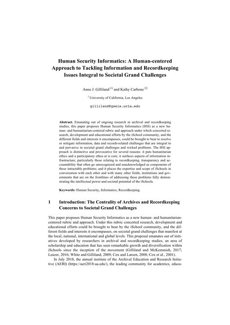 Pdf Human Security Informatics A Human Centered Approach To Tackling