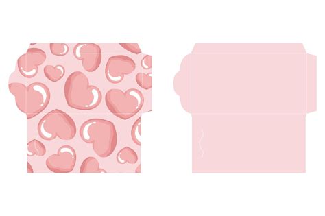 Envelope 3 Design With Pink Love Theme Graphic By Arief Sapta Adjie Creative Fabrica