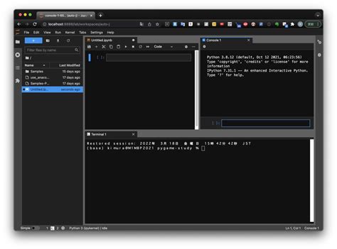 Anaconda環境にJupyterlabをインストールして使う make it easy