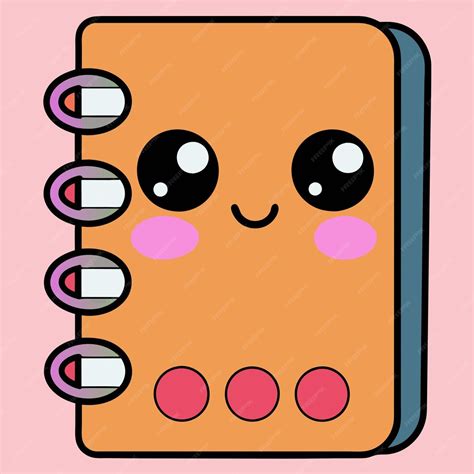 Premium Photo Cute Notebook Cartoon Illustration