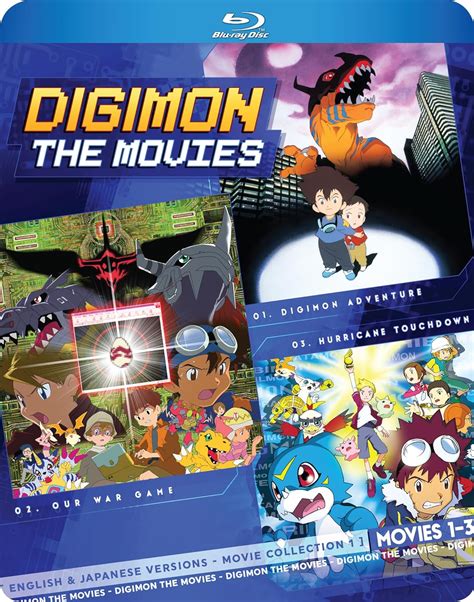 Amazon Com Digimon The Movies Collection Blu Ray Joshua Seth Movies Tv