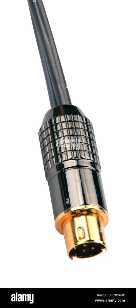 Male Plug Connector Isolated Stock Photo Alamy