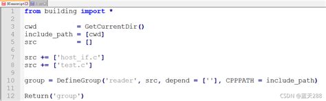 【rt Thread】使用scons管理自己的工程scons 工程 Csdn博客