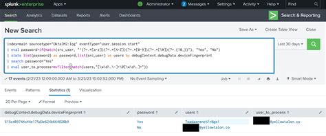 My Username Fields Have Passwords In Them What Do I Do Splunk