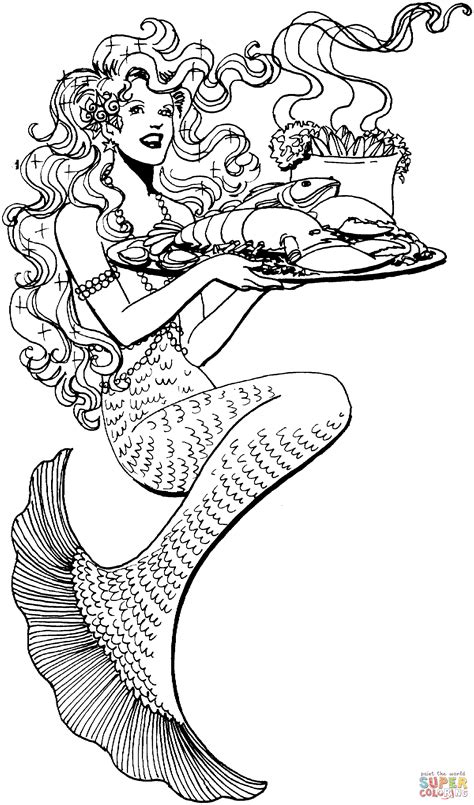 Meerjungfrau Ausmalbilder Zum Ausdrucken Kostenlos