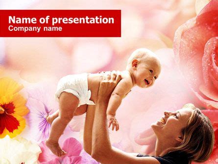 Mother And Baby Powerpoint Template Powerpoint Templates Powerpoint Mother And Baby