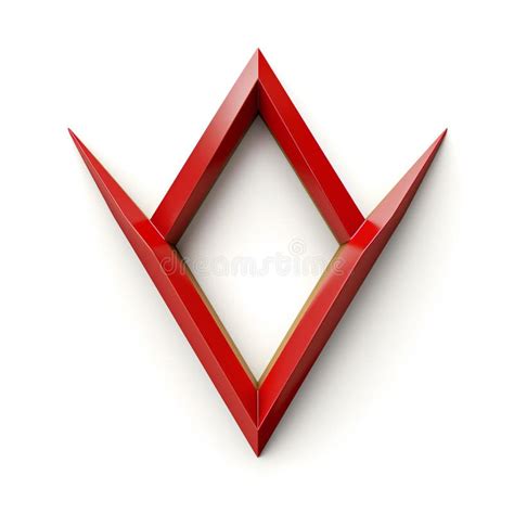 A Red Arrow In A Shape Of A Triangle Stock Illustration Illustration Of Graphic Concept
