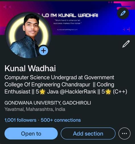 Kunal Wadhai On Linkedin 1kfollowers 1kfollowers Community Share