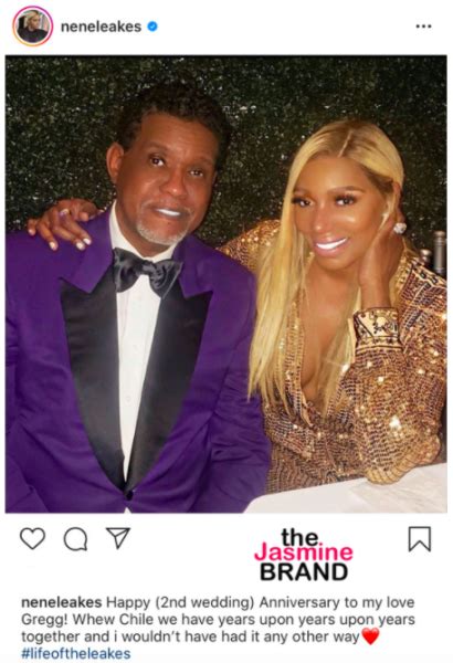 Nene Leakes Celebrates Years W Husband Gregg Leakes Thejasminebrand