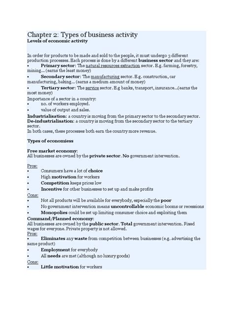 Pdf Igcse Types Of Business Dokumen Tips