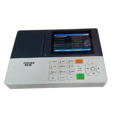 Zoncare IMAC 300 3 Channel ECG Machine, 1000 Patient Record, Digital at ...