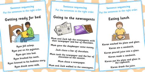 6 Step Sequencing Cards - sequencing, cards, 6, step, sequence
