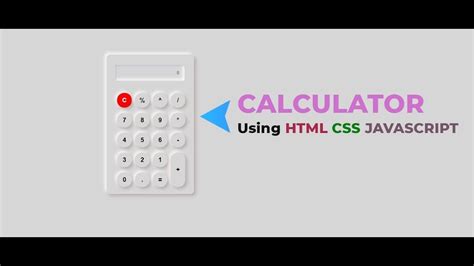 Neumorphism Ui Calculator Using Html Css3 And Javascript With Source