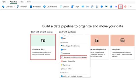 data factory spotlight semantic model refresh activity blog do