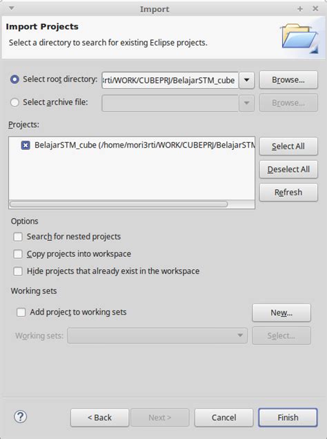 Import Stm32cube Ke Ac6 My Note