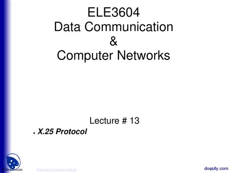 X25 Protocol Understanding Data Communication And Computer Networks In Isdn Slides Data