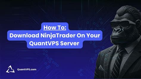 how to download ninjatrader on your quantvps server youtube
