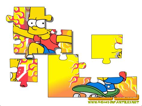 Bart Simpson Puzzle Play Online On Flash Museum 🕹️