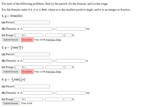 Solved For Each Of The Following Problems Find A The Chegg