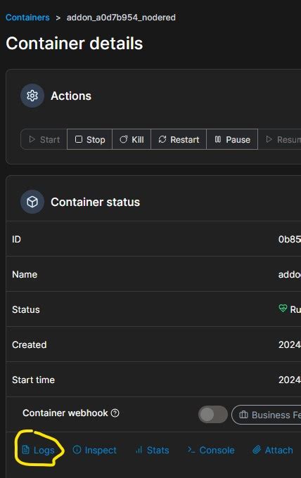 Node Red Logs 100 Lines Or So Node Red Home Assistant Community