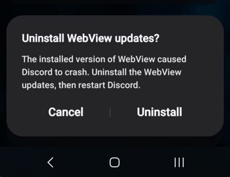 Android System Webview Crashing Apps Rgalaxys20fe