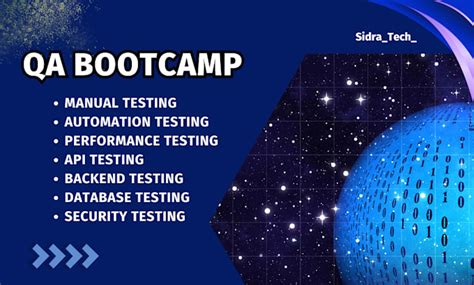 Teach Manual And Automation Qa Bootcamp By Sidratech Fiverr