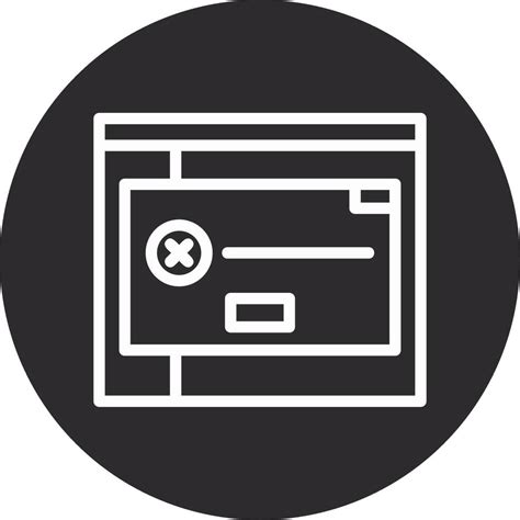 Error Inverted Icon 39528187 Vector Art At Vecteezy