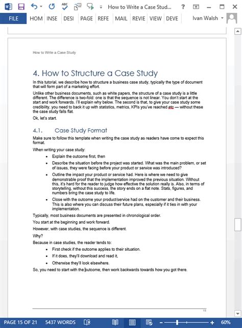 How To Structure Your Case Study In Steps
