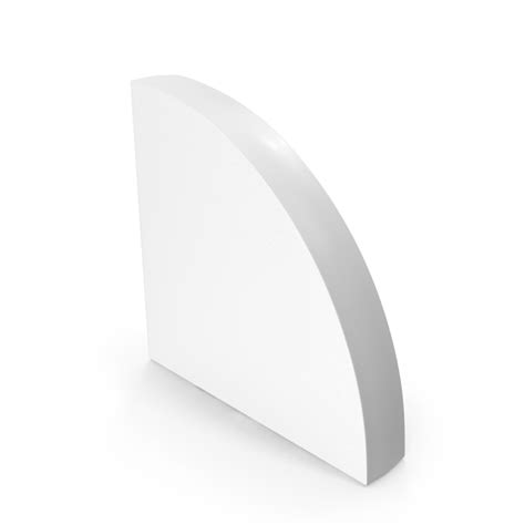Quarter Circle Piece 3d Object 2386211601 Shutterstock
