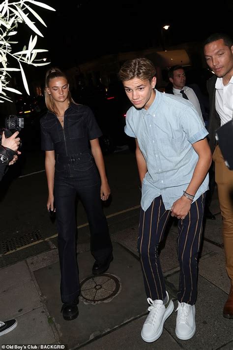 Romeo Beckham Is Pictured With With New Girlfriend Mimi Moocher