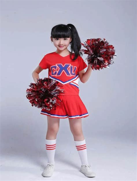 Blue African American Cheerleader Costume