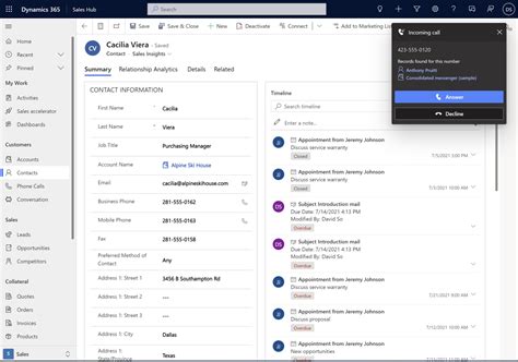call recording with dynamics 365 evorio