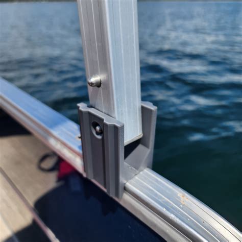Reinforced Pontoon Bimini Top Bracket Fitting Replacement By