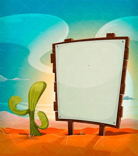 وکتور تابلوی چوبی وکتور پلاکارد وکتور درخت کاکتوس ایران طرح