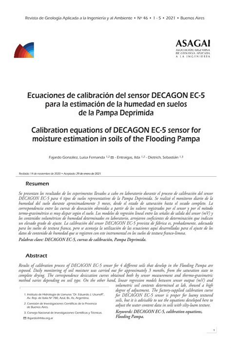 Pdf Ecuaciones De Calibración Del Sensor Decagon Ec 5 Para La Dokumen Tips