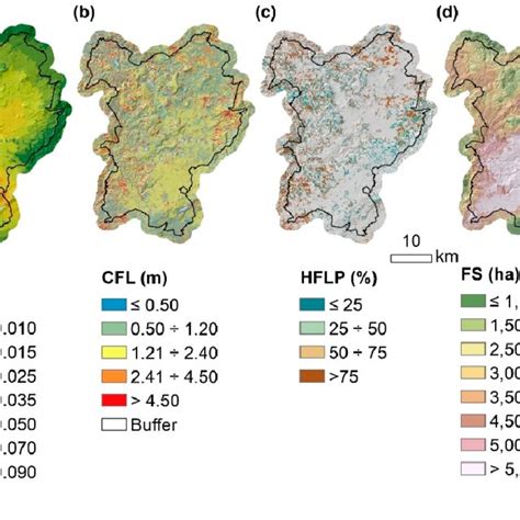 Maps Of Annual Burn Probability Abp A Conditional Flame Length