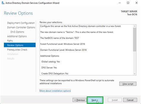 Installing And Configuring Active Directory Windows Server 2016