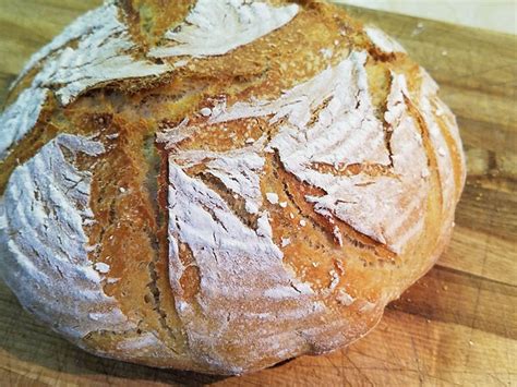 Rustic Sprouted Wheat Sourdough Bread