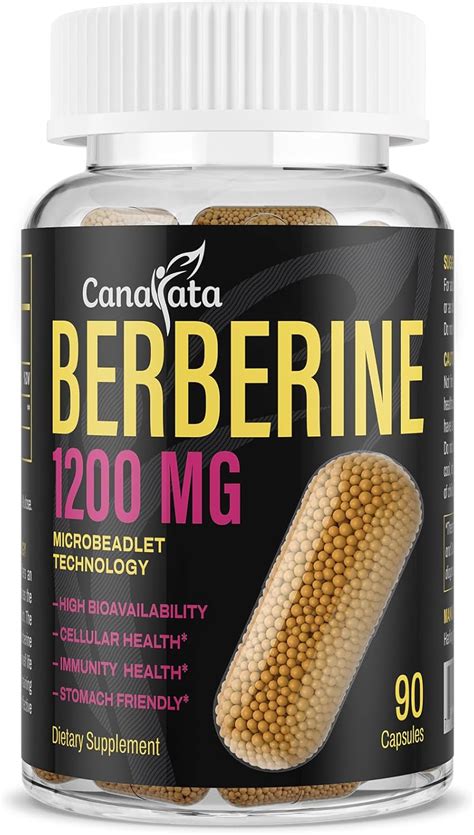 Berberine Supplement 1200mg High Bioavailability