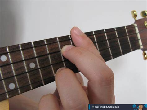 Dm7b5 Ukulele Chord Position 3 Baritone