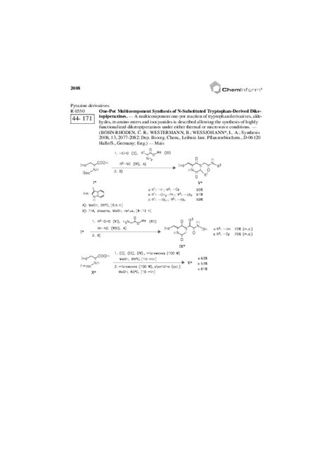Pdf Cheminform Abstract One Pot Multi Component Synthesis Of Mono And Bis Indolylimidazole