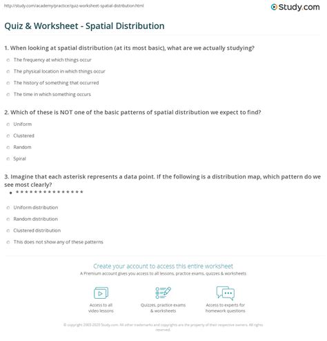 Spatial Distribution Example