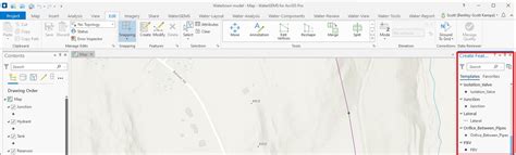 OpenFlows Water Infrastructure Using ArcGIS Pro Snapping Tool To Create Elements In The