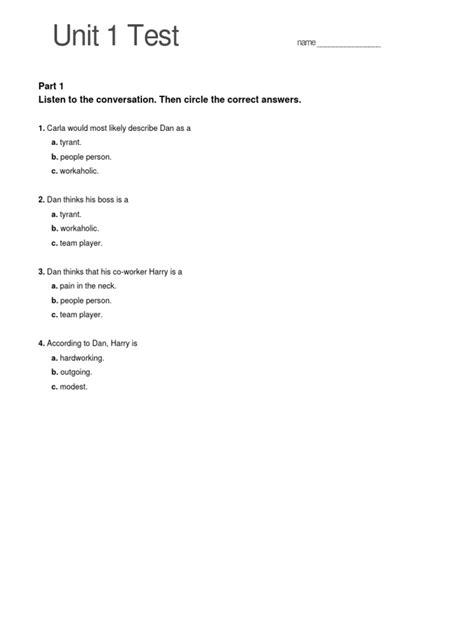 Summit 1a Test Unit 1 Pdf Summit 1a Test Unit 1 Pdf